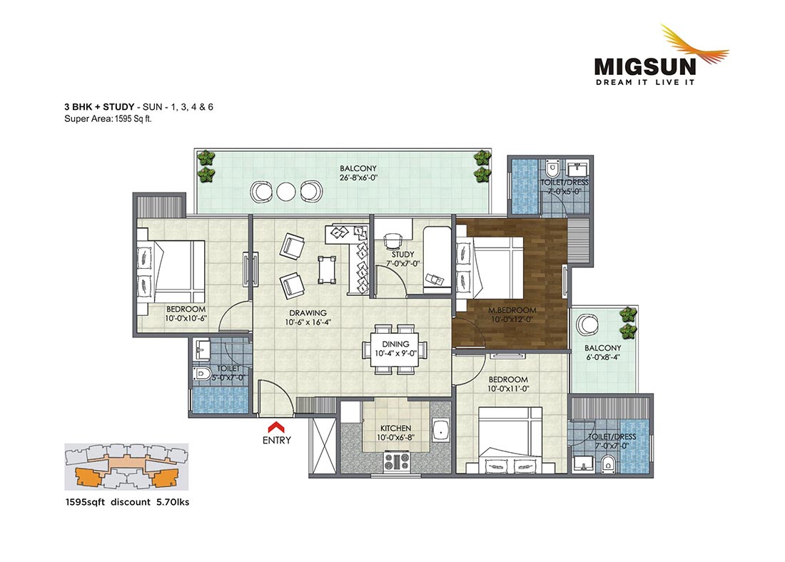 Migsun Ultimo is in Sector Omicron 3 Greater Noida