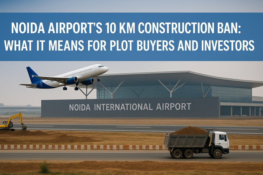 Noida Airport’s 10 KM Construction Ban: What It Means for Plot Buyers ...